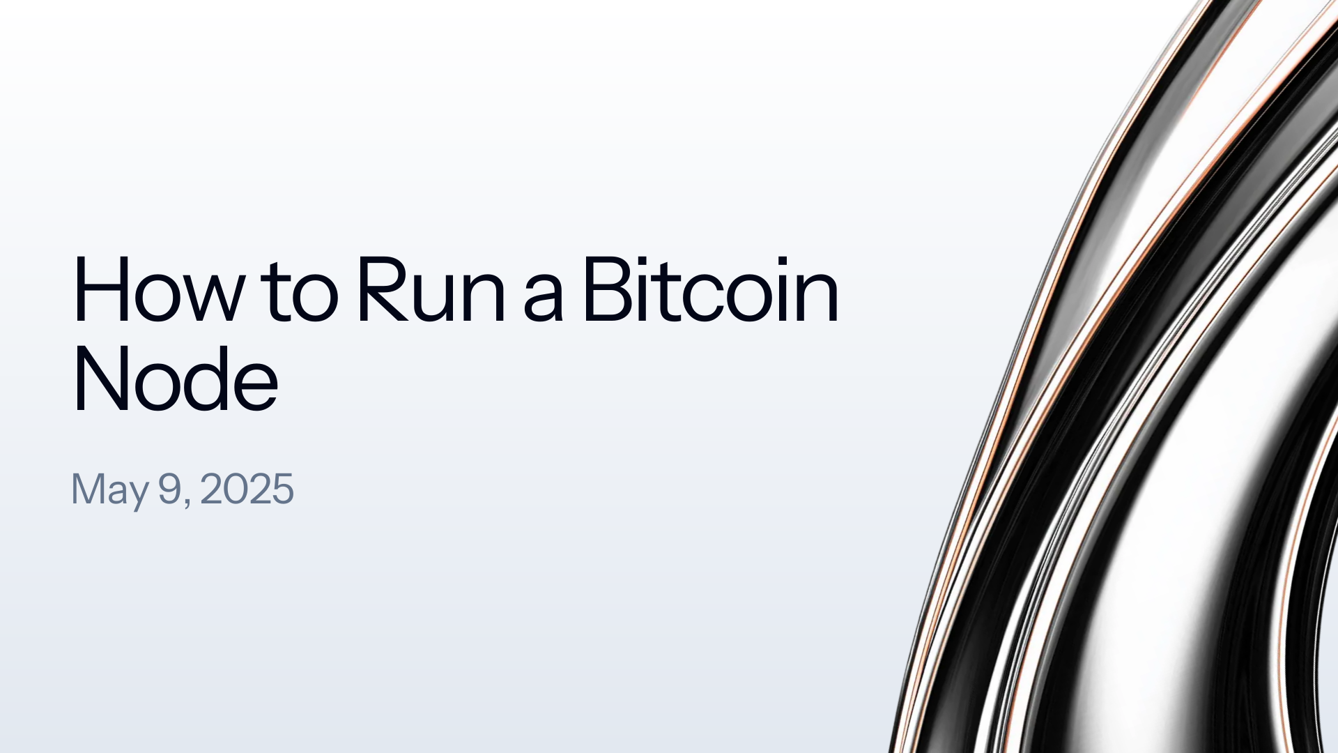 How to Run a Bitcoin Node